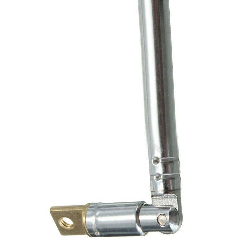 4 Sections Telescopic 63cm AM FM Radio Portable Antenna Replacement ...
