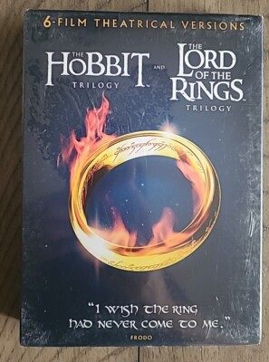 The Hobbit Trilogy & Lord of the Rings Trilogy-6 Film Theatrical ...