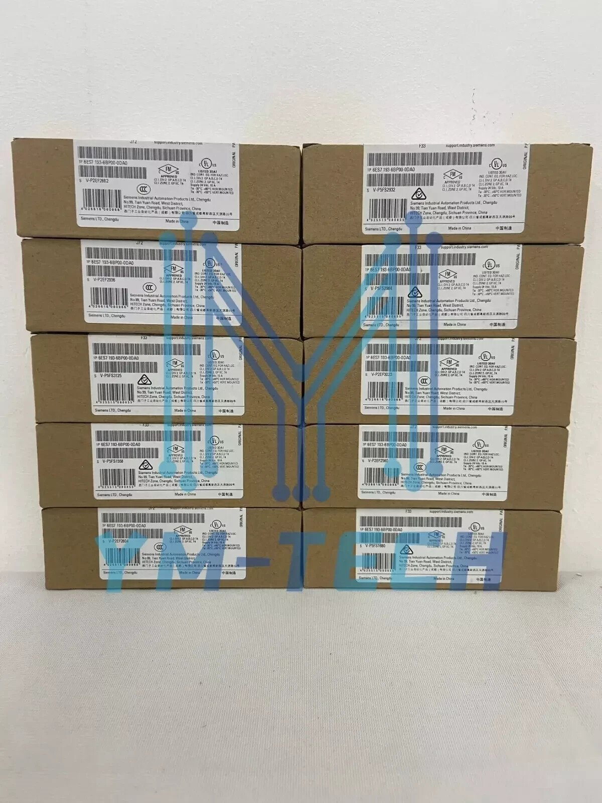 New Siemens 6ES7193-6BP00-0DA0 SIMATIC ET200SP 6ES7 193-6BP00-0DA0 Base ...