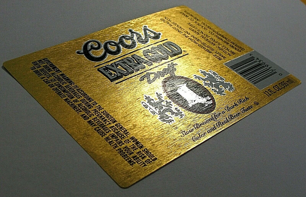 Coors Beer Labels Now