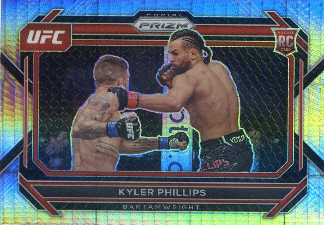 2023 Panini Prizm UFC Hyper Parallel NO. 55 Kyler Phillips ...
