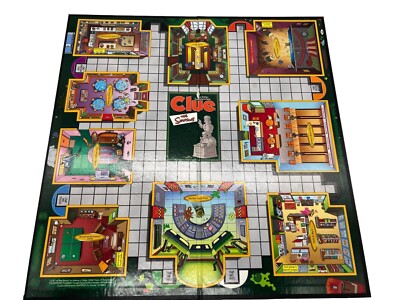 Clue The Simpsons First Edition 2000 Game Board Only Board Game ...