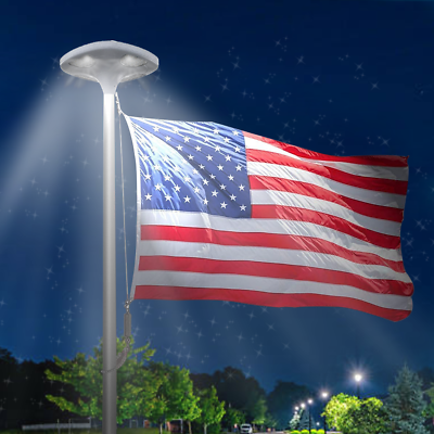 Led Solar Flagpole Light