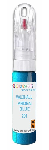 Touch Up Pen For Vauxhall Insignia Arden Blue Code 291 Paint Scratch ...