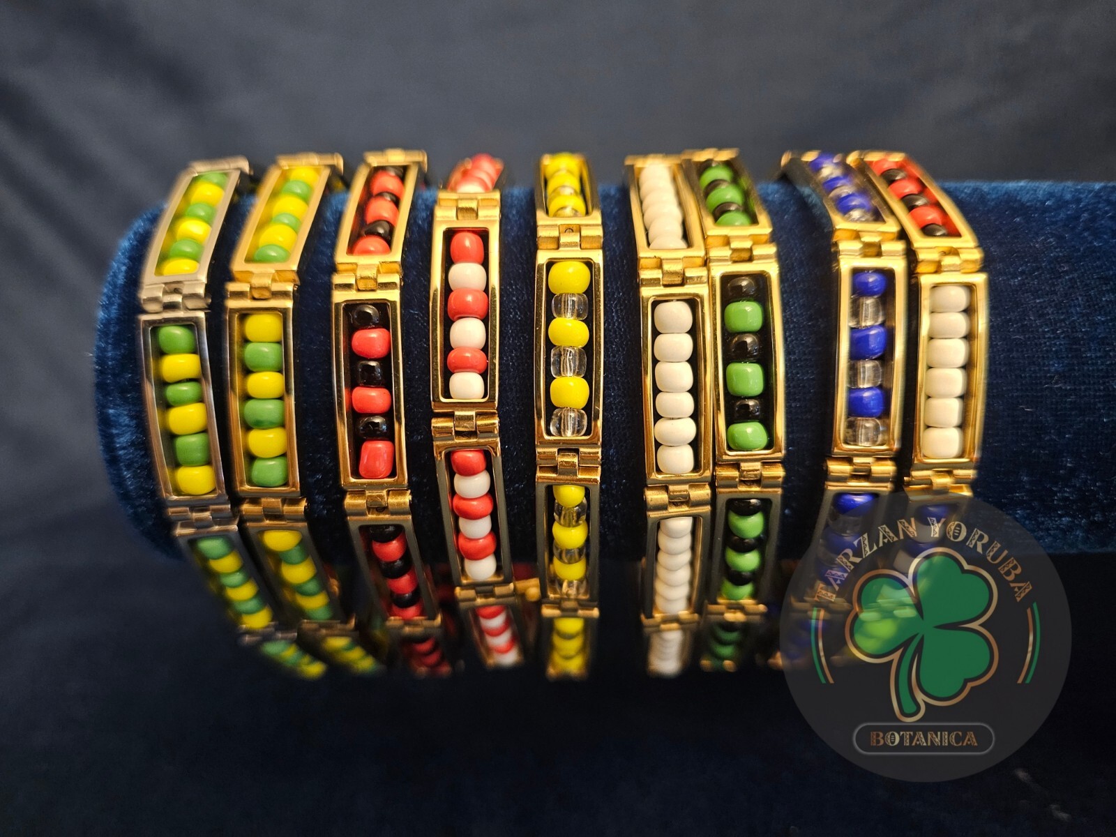 Ide Ilde de Orula en cristal glass fino religion yoruba ifa 8" Chango ...