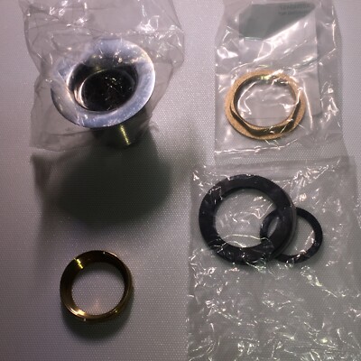 Delta Faucet 72011-CZ Flange and Strainer Bar/Prep Sink Champagne ...