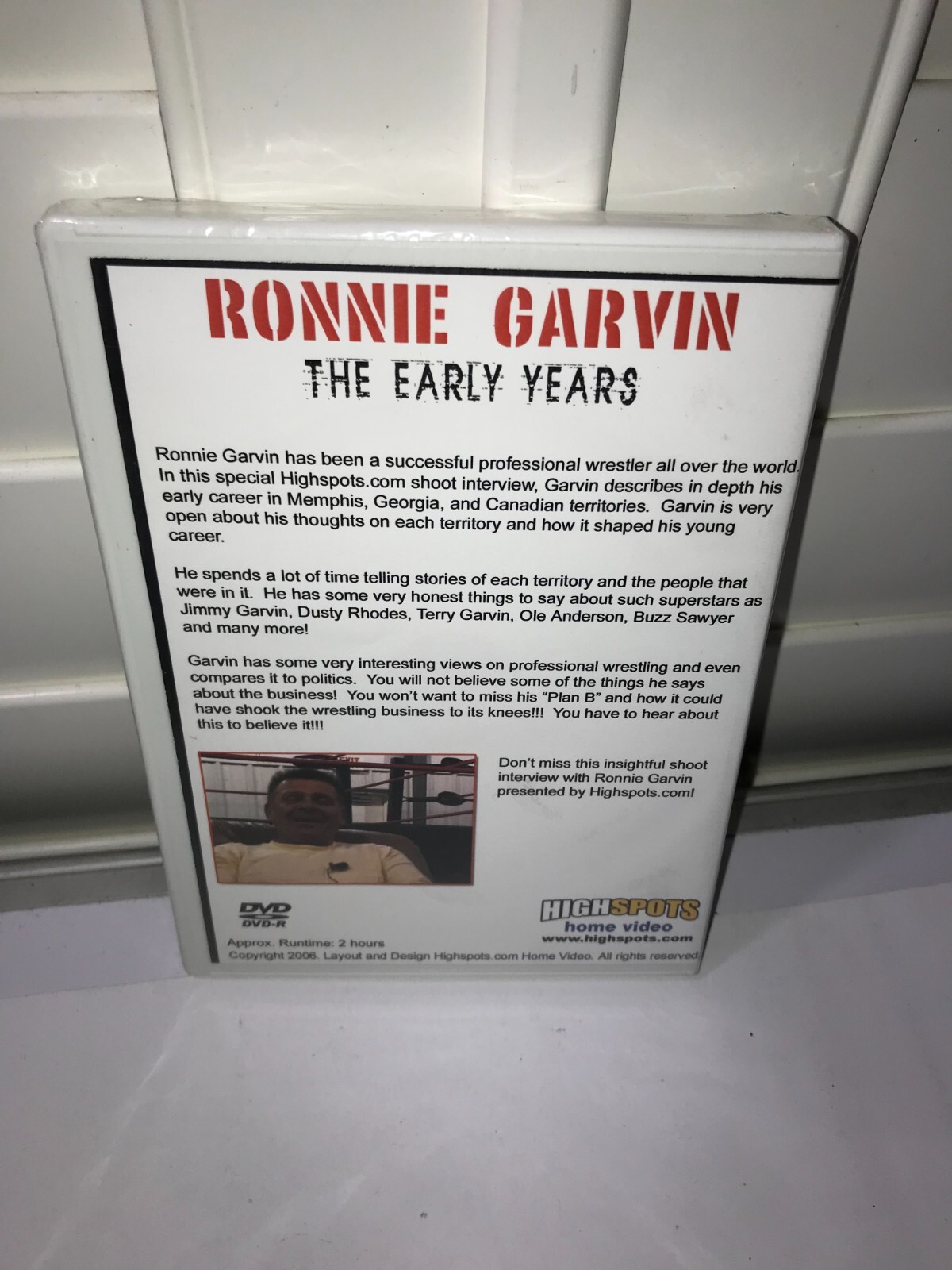 WWF NWA RONNIE GARVIN THE HANDS OF STONE EARLY YEARS INTERVIEW ...