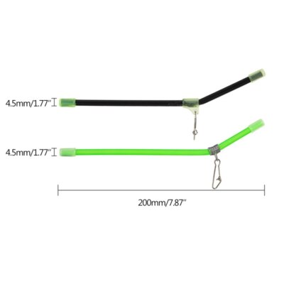 Anti-Tangle 20cm Ledger Booms With Strong Hooked Snap Carp Pike Sea ...
