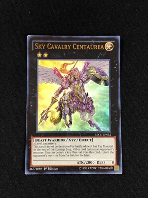 YUGIOH SKY CAVALRY CENTAUREA SECE-EN052 1ST ULTRA PLAY/EDGEWARE | eBay