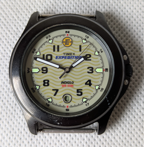 Timex Expedition Watch - Indiglo - New Battery - No band | eBay