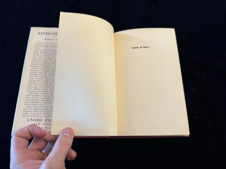 Sands Of Mars - Arthur C. Clarke 1st Ed. 1952 (HC/DJ) | eBay