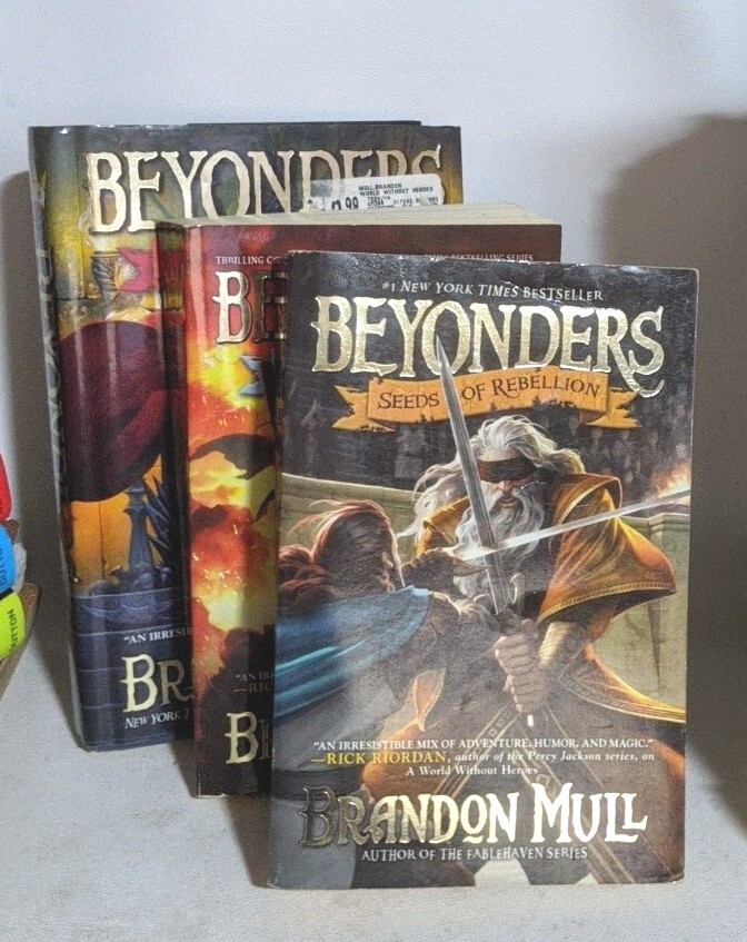 BRANDON MULL BEYONDERS TRILOGY WORLD WITHOUT HEROES HB/SB Set 1-3 | eBay