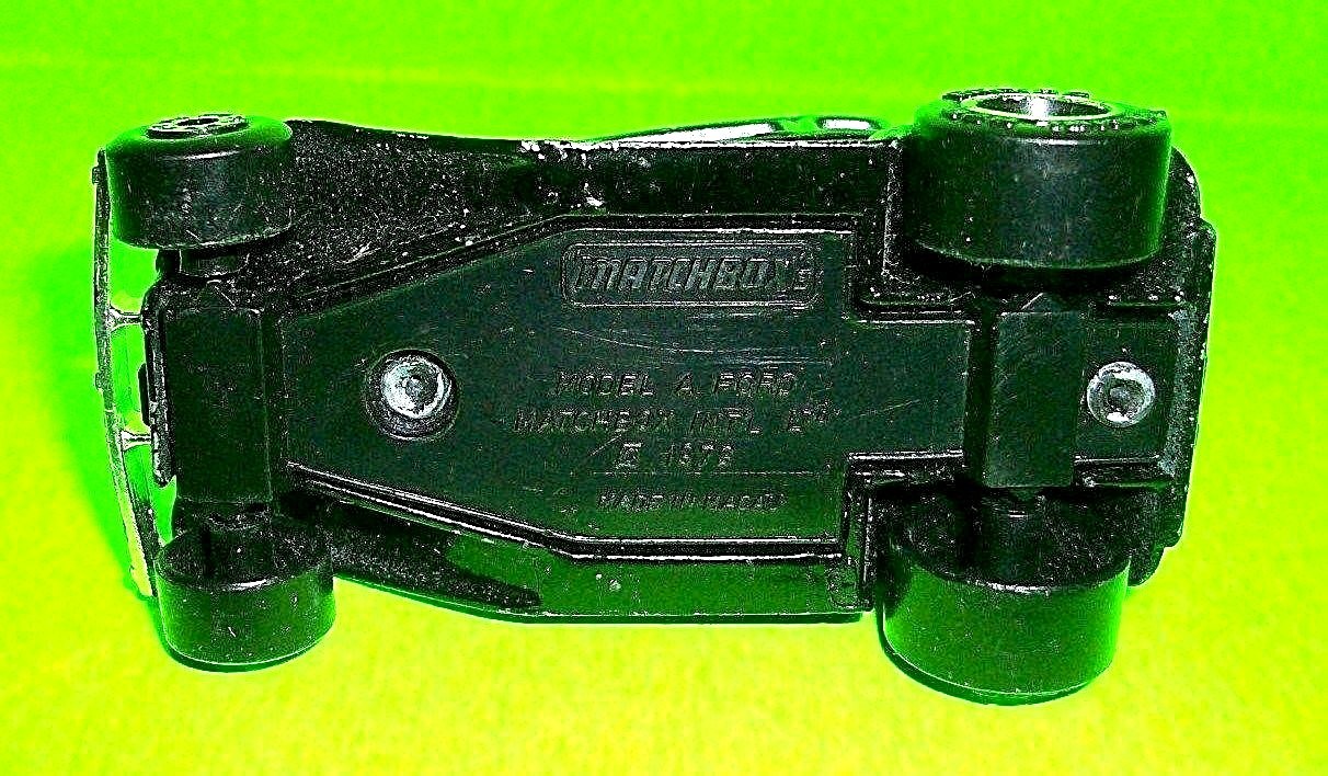 1979 Matchbox FORD MODEL A - Black Flames Diecast Car RARE Made in ...