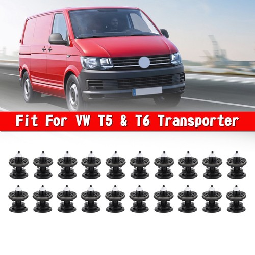 20X Interior Door Panel Card Trim Clip 7L6868243 Fit VW T5 Transporter ...