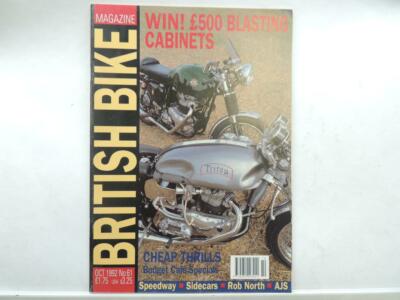 Oct 1992 British Bike Magazine Triumph Ducati Manx AJS 31CSR B7442 | eBay