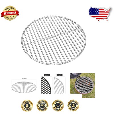 Cast Iron Akorn Jr Grill Grate Stainless Steel Cooking Grate for Char ...