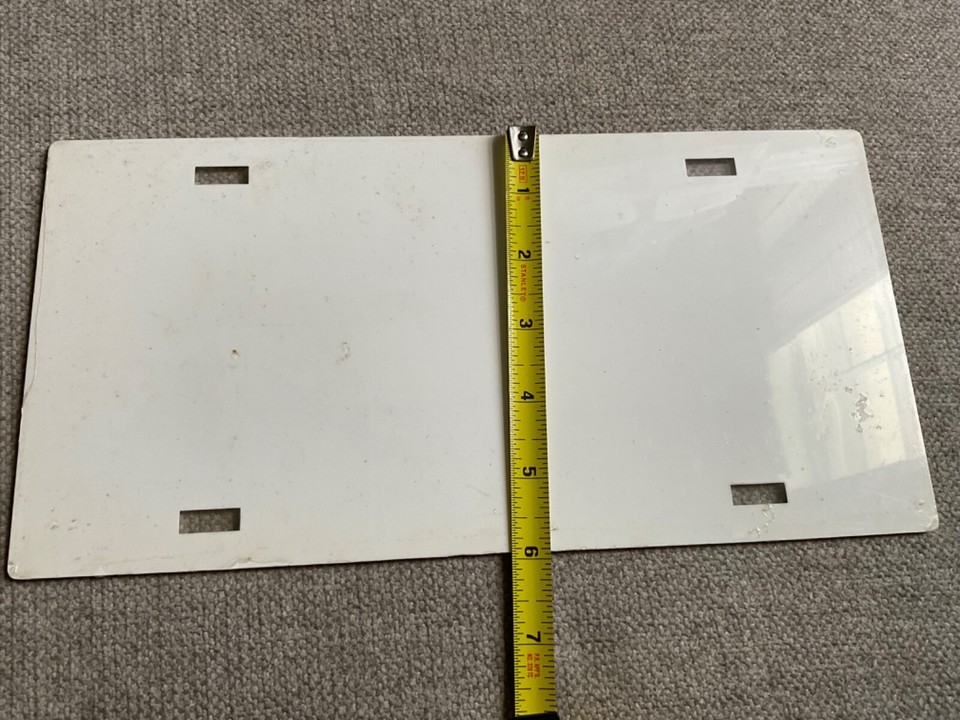 OLE MISS REBELS Col Colonel Reb License Plate White Sealed Football ...