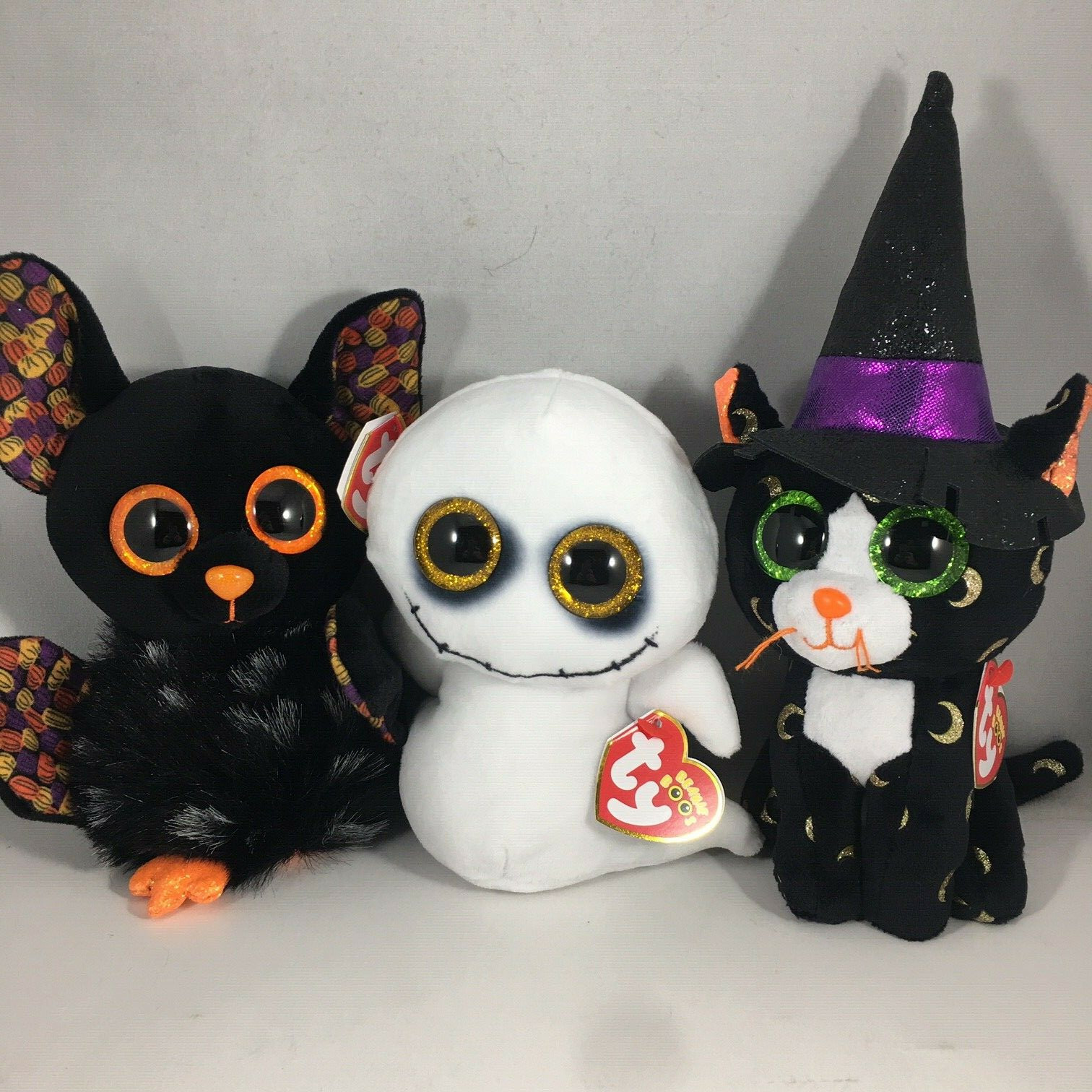 2021 Halloween SET of 3 Ty Beanie Boos PANDORA, SPIKE & RADAR (6 Inch ...