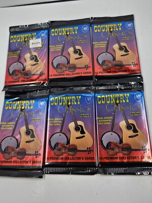 Vintage Lot of 6 Packs Country Classics Series 1 Collector's Cards | eBay