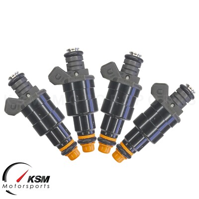4 x 254cc fuel injectors for Porsche 944 2.5L I4 fit 0280150201 ...