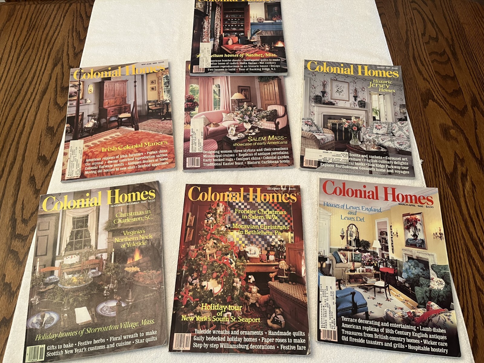 Vintage Lot of 19 1980's Colonial Homes Magazines 1980-1989 Like New ...