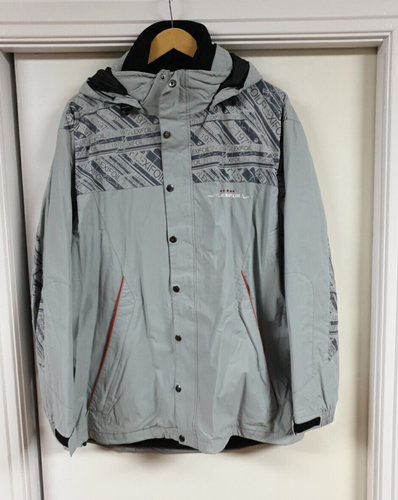 Rare Flexifoil Grey Waterproof Mens Jacket with Removable Inner Fleece ...