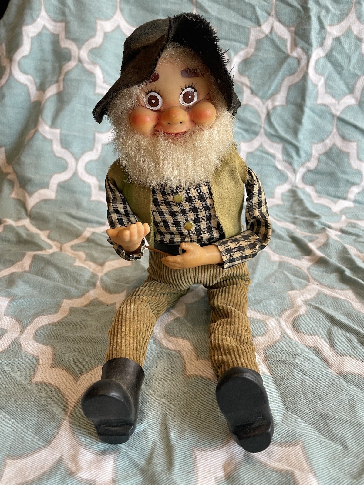 JAPAN-VINTAGE HILLBILLY BILLY VINYL & CLOTH DOLL,12 INCHES TALL | eBay