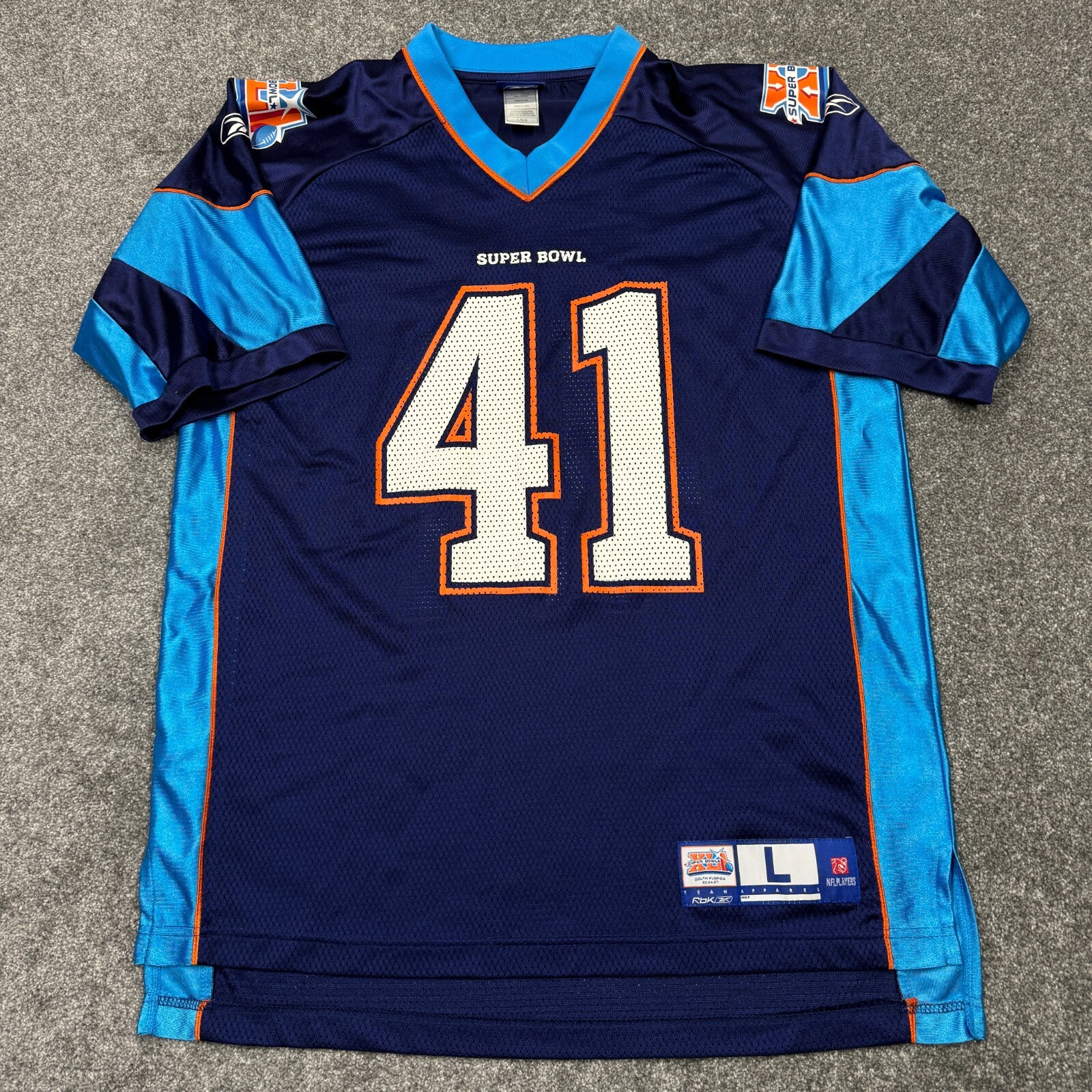 Indianapolis Colts Jersey Men Large Reebok NFL Football Super Bowl 41 ...
