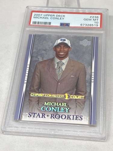 2007 Upper Deck Star Rookies Conley Michael Conley #236 RC ROOKIE PSA ...