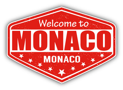 Monaco City Monaco Grunge Travel Stamp Car Bumper Sticker Decal 5" x 4 ...