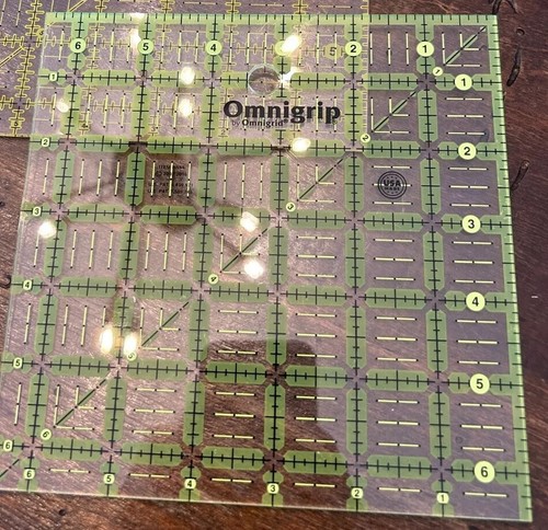 Omnigrid 6 1/2 Square Rulers Quilters Necessity 762511100654| eBay