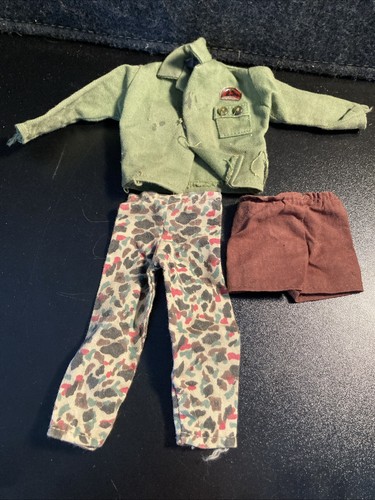 1960s vintage GI JOE uniform outfit CAMOUFLAGE Hasbro Hong Kong Read ...