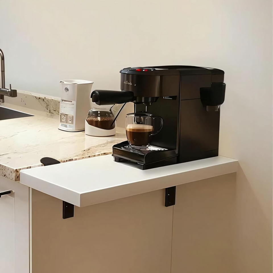 Desk Extender 24 X 12 Inch Foldable Table Extension Folding Wall Table ...