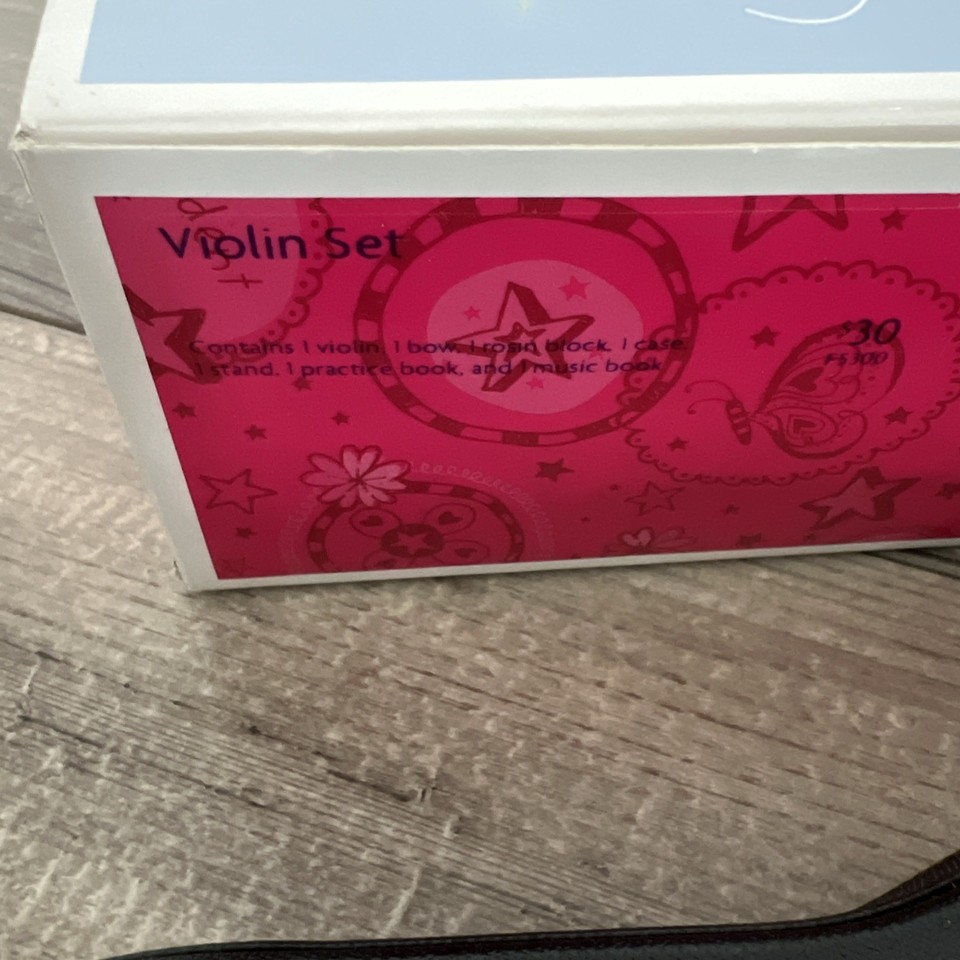 American Girl Doll VIOLIN Set- Books & Stand W/ Original Box | eBay