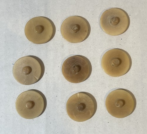 9 Vintage Asian Vegetable Ivory Buttons Hand Painted beautiful, quality ...