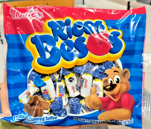 Montes Ricos Besos Chocolate Flavored toffee Candies 6oz Bag Mexican ...