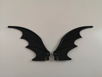 Lego - 2 x Black Dragon Wing 8 x 10 Studs (Batman Vehicle) (55706 ...