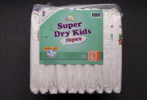 ABU ABUniverse Super Dry Kids ABDL Adult Diaper 10 Pack Large Single ...