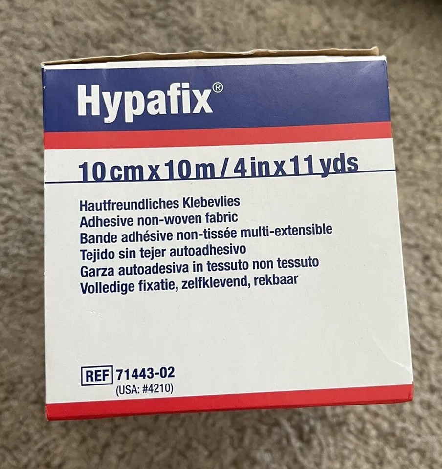 4 in x 11 yd Hypafix Dressing Retention Medical Hospital Adhesive Tape ...