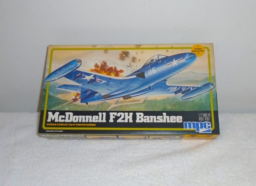 1982 USAF MPC McDonnell F2H Banshee Model Airplane Kit # 4305 - 1/72nd ...