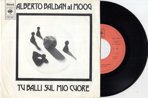 ALBERTO BALDAN AL MOOG TU BALLI SUL MIO CUORE RARE 1973 RECORD ...