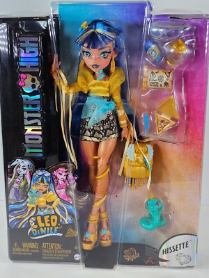 Monster High Cleo De Nile Core Refresh Doll with Pet Cobra Hissette G3 ...
