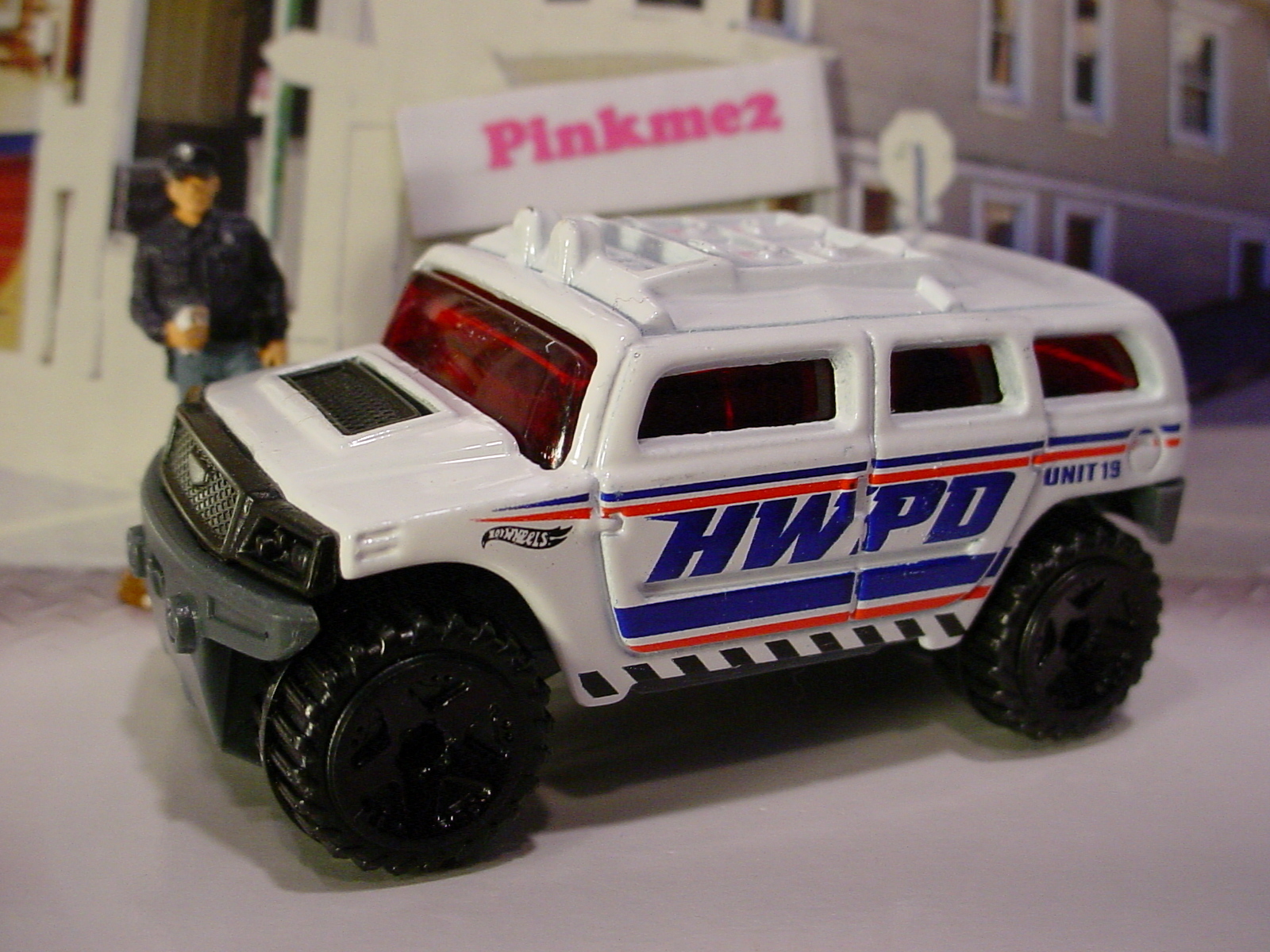 🚓 2016 POLICE PURSUIT Exclusive ROCKSTER hummer☆White; HWPD☆LOOSE Hot ...
