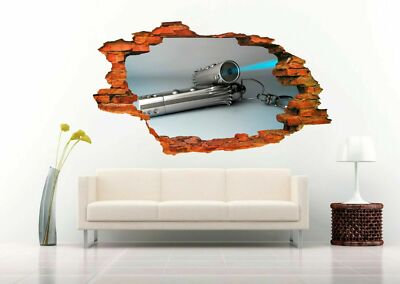 Fancy Laser Pointers 3D Wall Decal Removable Vinyl Sticker Mural Art ...
