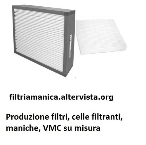 Coppia filtri VMC G4+F7 mm 195x220x25 telaio, compatibile SALDA ...
