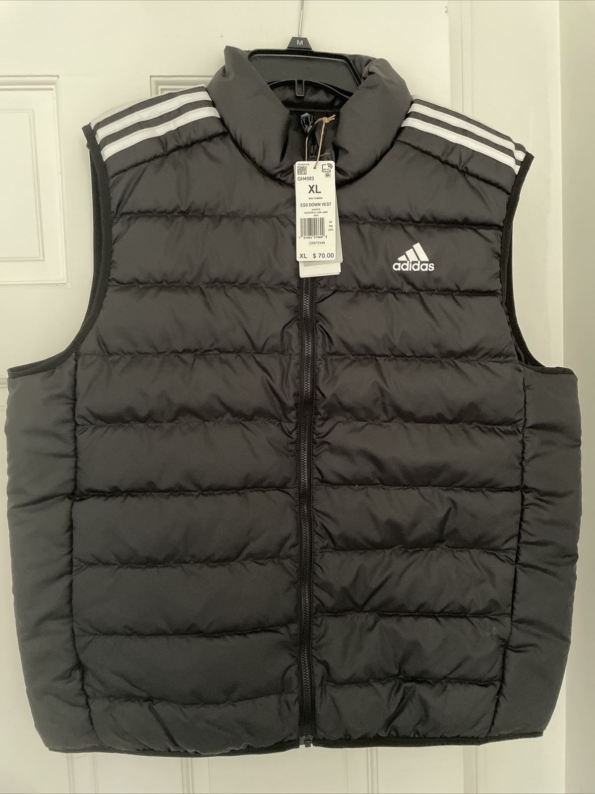 Adidas Essentials Down Vest Jacket Black Sz XL Men Black (GH4583) for ...