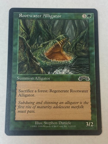 Rootwater Alligator - Magic the Gathering MTG Exodus Single Card | eBay