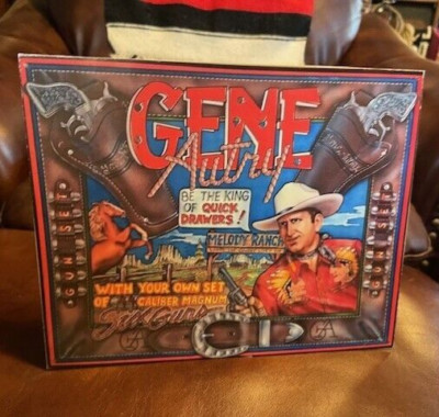 Gene Autry Western Cowboy Star Tabletop Display Standee 9 3/4" X 8" | eBay