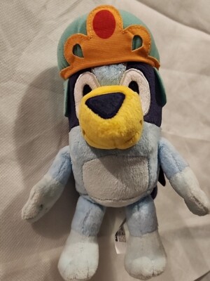 Bluey Friends 8" Princess Bluey Royalty Plush Queen Crown Stuffed ...