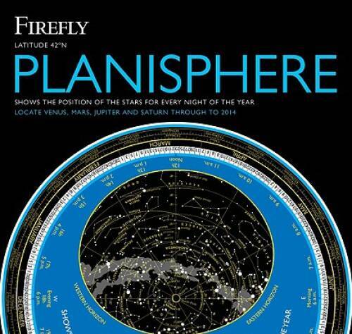 Firefly Planisphere: Latitude 42 Degrees North - Map By Firefly Books ...